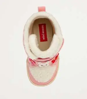 MIKI HOUSE Usako Fleece Boots