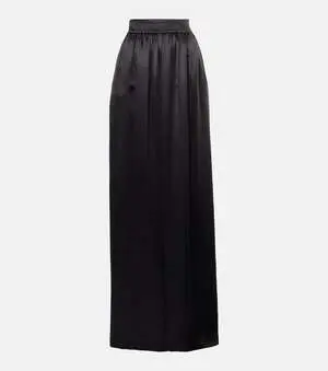 Dolce & Gabbana Silk Satin Maxi Skirt