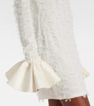 ROTATE BY BIRGER CHRISTENSEN Bridal Bow-detail Mini Dress