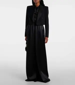 Dolce & Gabbana Silk Satin Maxi Skirt