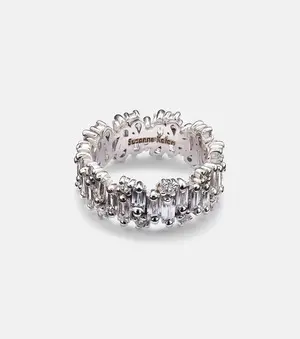 SUZANNE KALAN 18kt White Gold Diamond Ring - Silver