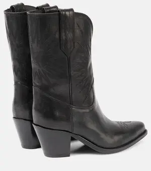 GOLDEN GOOSE Wish Star Leather Cowboy Boots