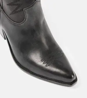 GOLDEN GOOSE Wish Star Leather Cowboy Boots