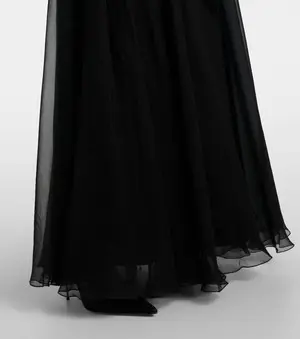 Dolce & Gabbana Feather-trimmed Gown