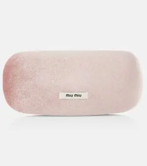 Miu Miu Mu 52ys Oval Sunglasses - Pink