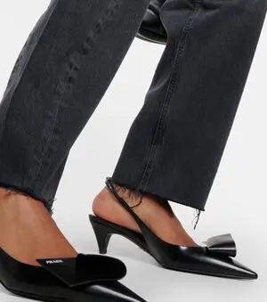 AGOLDE Luna High-rise Barrel-leg Jeans - Black