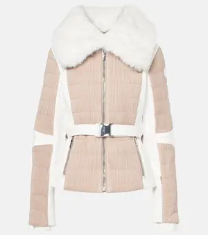 Fusalp Belted Paneled Ski Jacket - Multicoloured