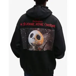 Hugo Graphic-print Cotton-jersey Hoody