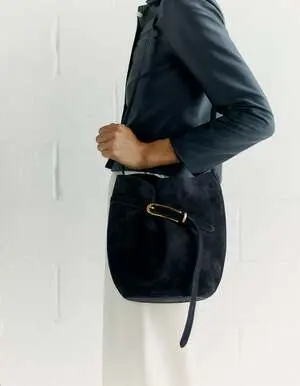 LIFFNER Belted Bucket Bag - Black