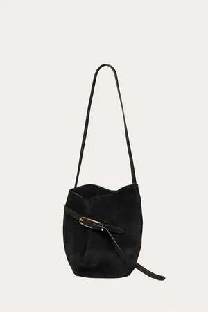 LIFFNER Belted Bucket Bag - Black