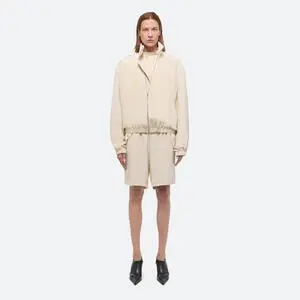 Helmut Lang Layered Silk Bomber - Oat