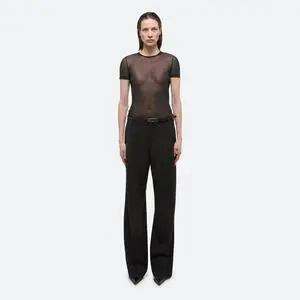 Helmut Lang Sheer Tee - Black