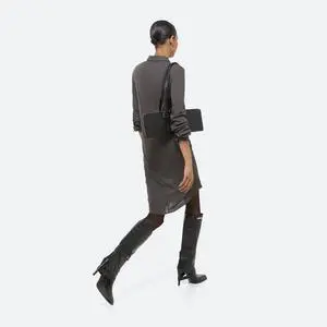 Helmut Lang Ribbed Shirt Dress