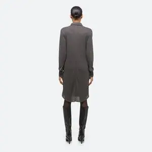 Helmut Lang Ribbed Shirt Dress
