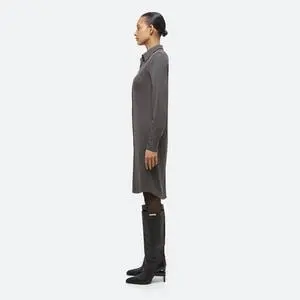 Helmut Lang Ribbed Shirt Dress