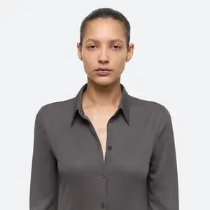 Helmut Lang Ribbed Shirt Dress