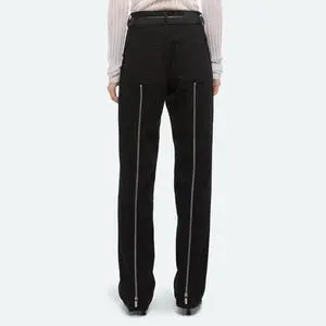 Helmut Lang Zip Carpenter Jeans - Rinsed Black