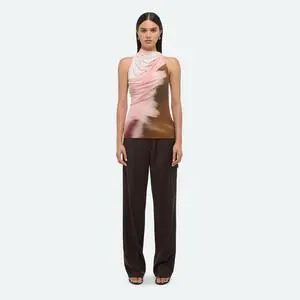 Helmut Lang Sleeveless Wind Top - Pink Multi