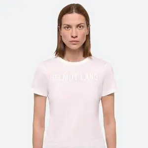 Helmut Lang Slim Logo Tee - White