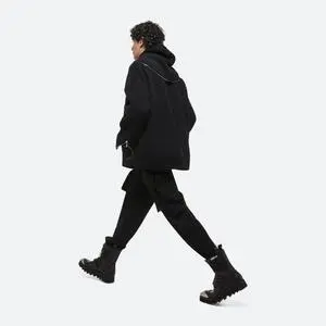 Helmut Lang Double-faced Cocoon Zip-up Jacket - Black