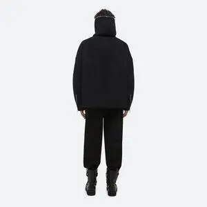 Helmut Lang Double-faced Cocoon Zip-up Jacket - Black