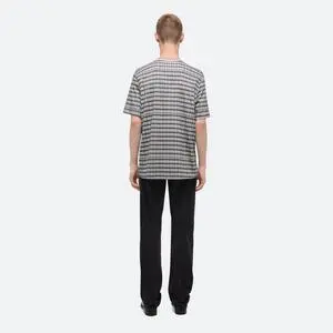 Helmut Lang Printed Logo T-shirt - Mini Digital Check Black