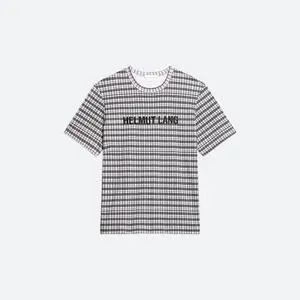 Helmut Lang Printed Logo T-shirt - Mini Digital Check Black
