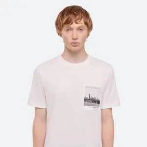 Helmut Lang Skyline Postcard T-shirt