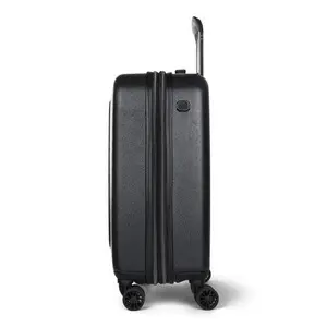 BUGATTI Milano Hardside Carry-on Luggage With Expansion - Charcoal