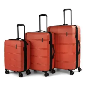 SWISS MOBILITY Lax 3-piece Hardside Luggage Set - Coral
