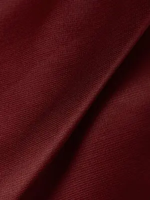 Khaite Luola Draped Silk-gazar Blouse