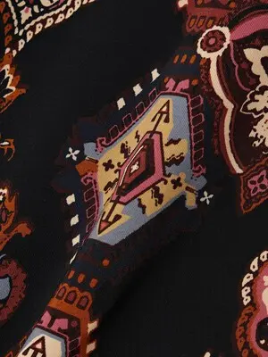 Cara Cara Suzie Printed Turtleneck Top
