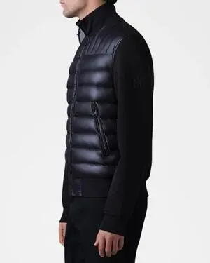 Mackage Collin Mixed-media Down Jacket - Black