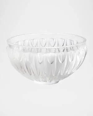 Lalique Plumes Clear Decor Bowl One-color