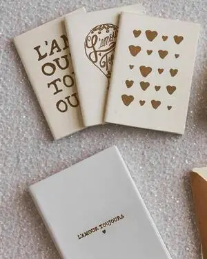 JULISKA L & Apos;amour Toujours Assorted Journals, Set Of 3 - Gold