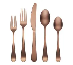CAMBRIDGE Rhiannon Copper Satin 20-piece Flatwa Re Set - One-color