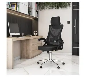 TECHNI MOBILI Essential Ergonomic Office Chair Ith Headrest - One-color