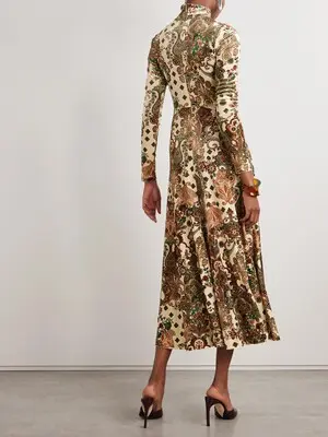 knee length dresses for ladies SEVEN WONDERS Agata Midi Dress Agata Print main image 1