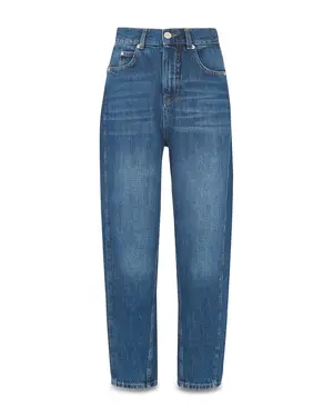 Whistles Petite High-rise Barrel Leg Jeans