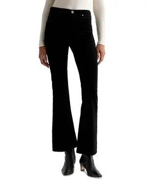 Ag Farrah Bootcut Mid-rise Jeans - Super Black