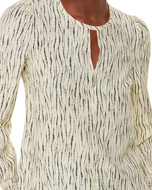 Whistles Shibori Stripe Blouse
