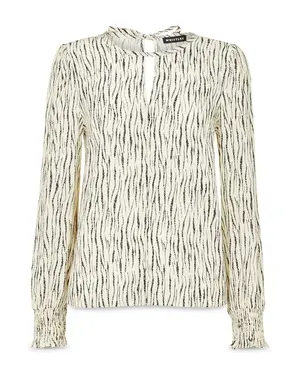Whistles Shibori Stripe Blouse