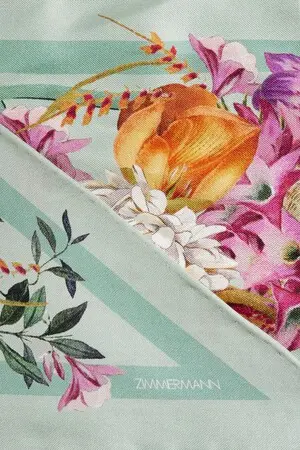 Zimmermann Floralprint Silktwill Scarf
