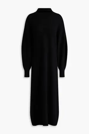 Zimmermann Wool And Cashmere-blend Turtleneck Midi Dress