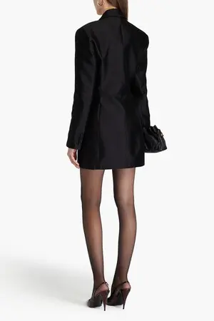 Zimmermann Wool And Silkblend Tuxedo Dress