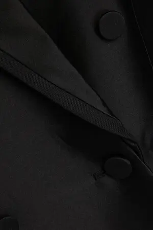 Zimmermann Wool And Silkblend Tuxedo Dress