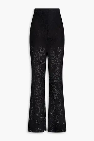 Zimmermann Corded Lace Flared Pants - Black