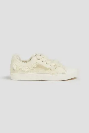 Zimmermann Fringed Terry Sneakers
