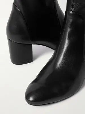 STUART WEITZMAN Yuliana Leather Ankle Boots - Black