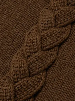 LEMAIRE Cable-knit Wool-blend Vest